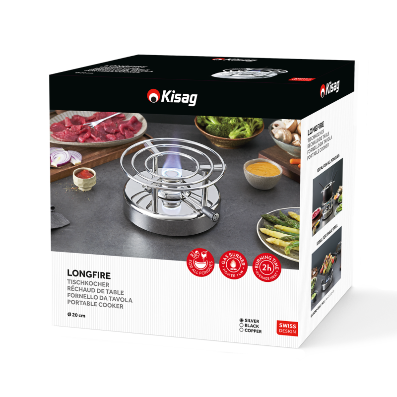 RÉCHAUD LONGFIRE INOX